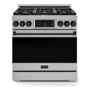 Professional Gas Range, Touch Control, 36" - Contemporary - Gas Ranges ...