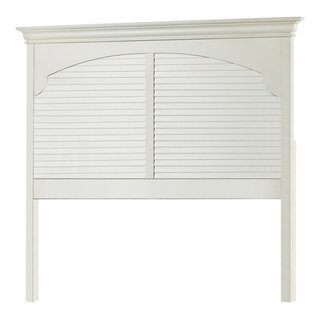 My Home Furnishings Neopolitan Full Panel Headboard in Bright White ...