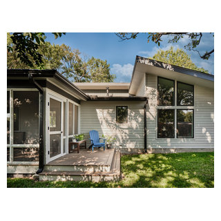 Village Dr - Midcentury - Porch - Austin - by Catalyst Construction ...