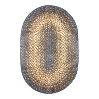 Rhody Rug Easy Living Rug, Blue Lake, 7'X9' Oval, 7'x9' Oval - Outdoor ...