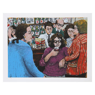 David Azuz, Dome Montparnasse Paris, Lithograph - Contemporary - Fine ...