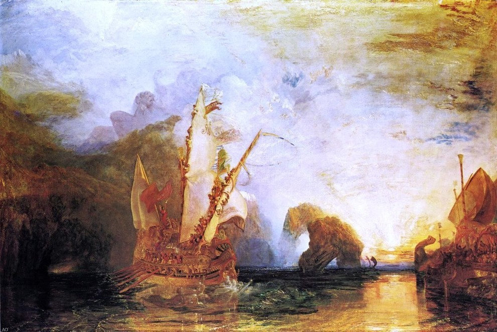Joseph William Turner Ulysses Deriding Polyphemus Homer's Odyssey Print ...