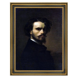 Alexandre Cabanel Self Portrait Framed Premium Canvas Print, 18"x24 ...