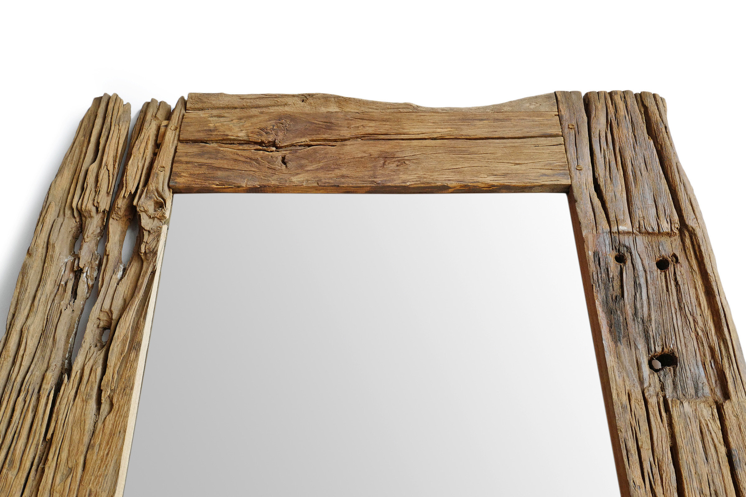 Rustic Railroad Wood Mirror - Rustic - Wall Mirrors - by Design Mix ...