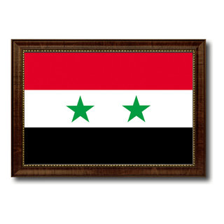 Syria Country Flag Canvas Print, 15"x21", 19"x27" - Traditional ...