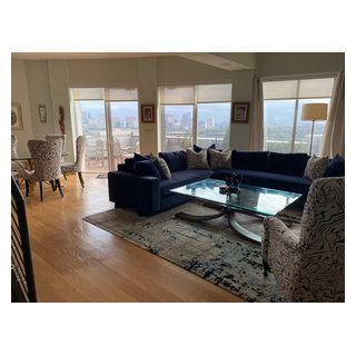 Houston Highrise - Contemporary - Family Room - Houston - by Beverly ...
