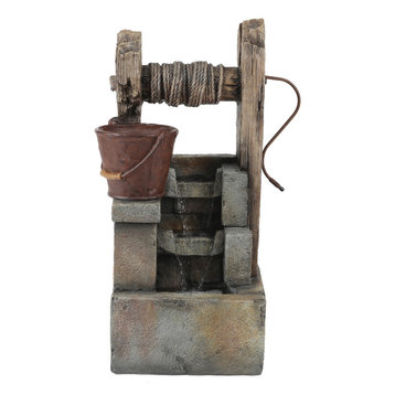 THE 15 BEST Rustic Rustic Outdoor Fountains and Ponds for 2022 | Houzz
