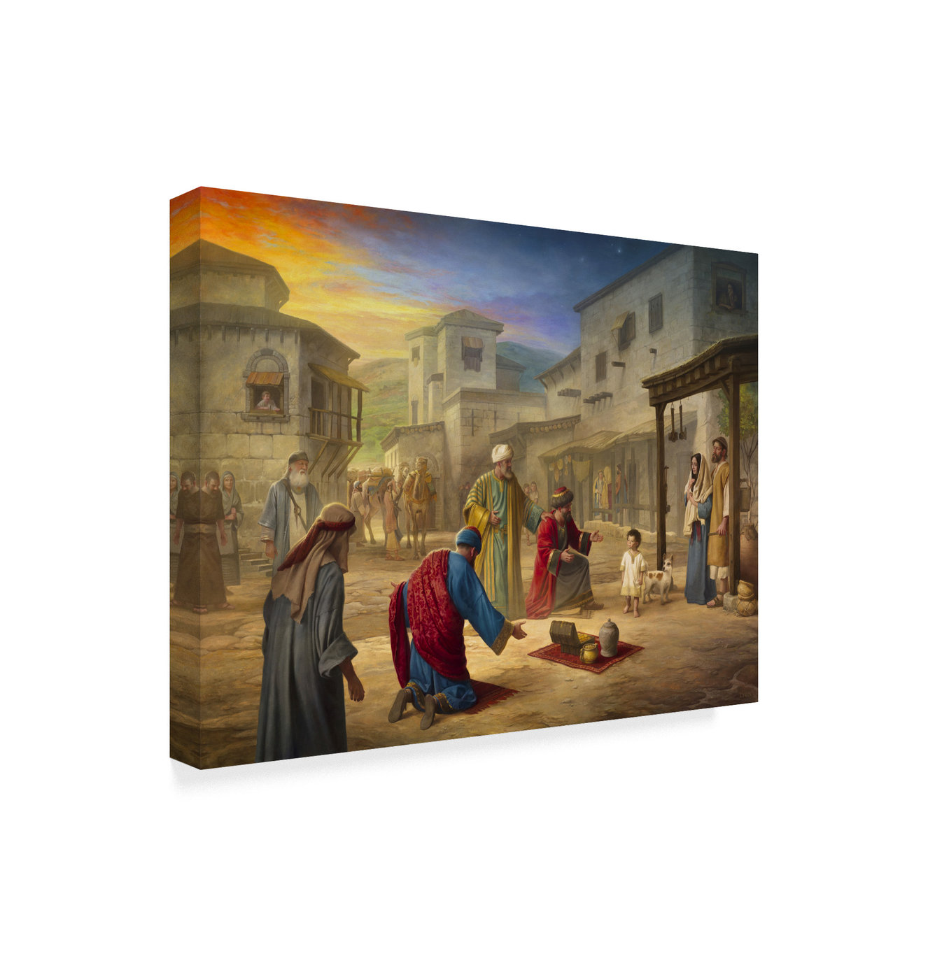 Howard Lyon 'King Of Kings' Canvas Art, 19"x14" - Traditional - Prints ...