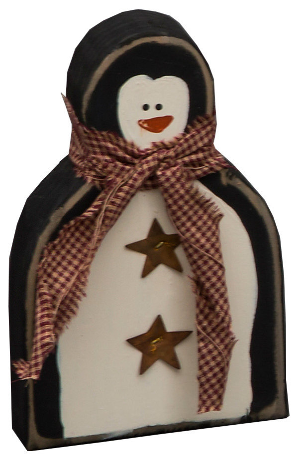 Farmhouse Christmas Characters - Rustic - Holiday Accents And Figurines ...