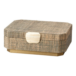 Eden Box - Grey - Tropical - Decorative Boxes - by Sideboards and ...