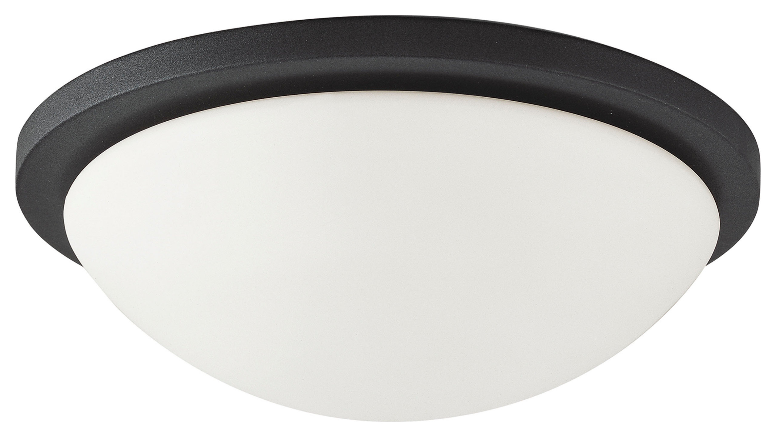 Button LED Flush Mount, Matte Black - Transitional - Flush-mount ...