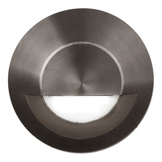 WAC Lighting LED 12V Round Step And Wall Light, Bronzed Stainless Steel ...