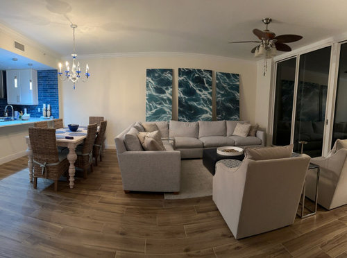 what to put on wall behind dining table