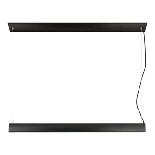 Task - LED Metal Linear Pendant with Sensor - Black Finish - Modern ...