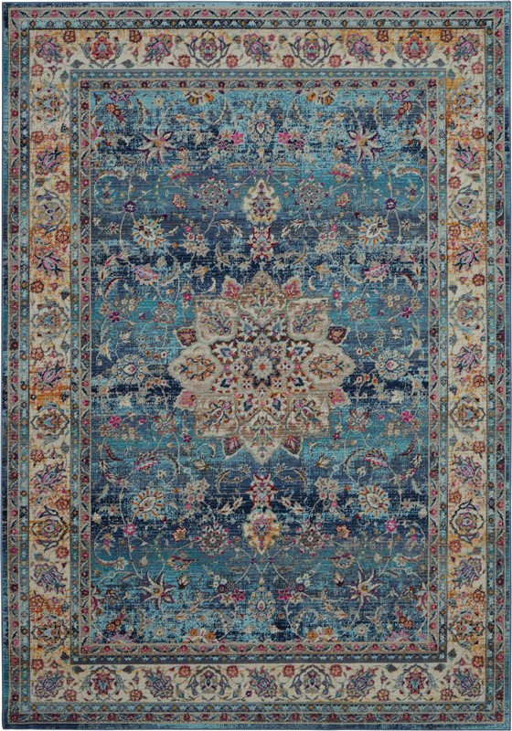 Nourison VINTAGE KASHAN Traditional Rugs VKA01, 5'3"x7'10 ...
