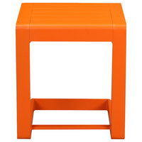 Leaf Side Table, White - Contemporary - Outdoor Side Tables - by Pangea ...