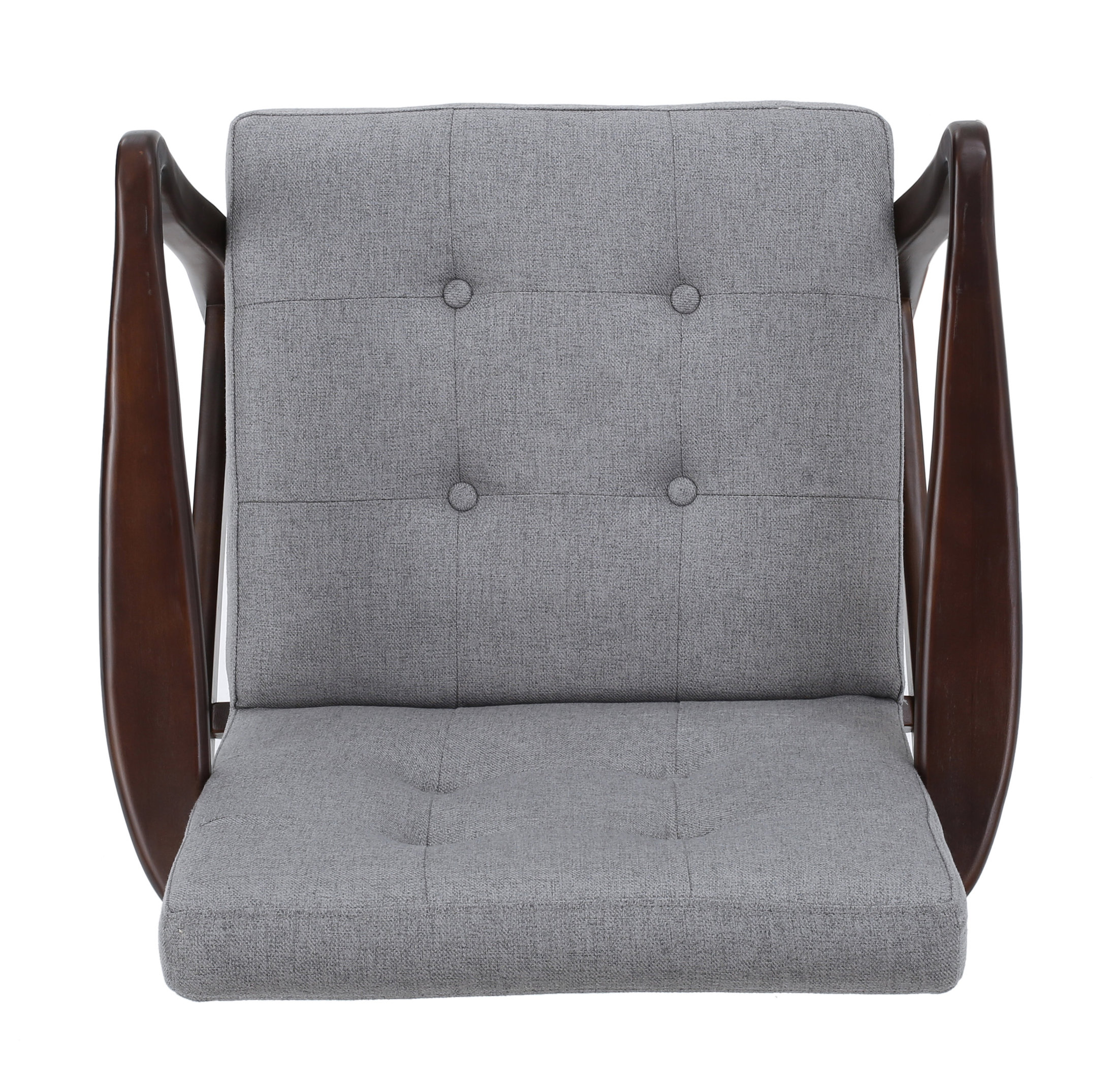 GDF Studio Gunther French-Style Fabric Club Chair - Midcentury ...