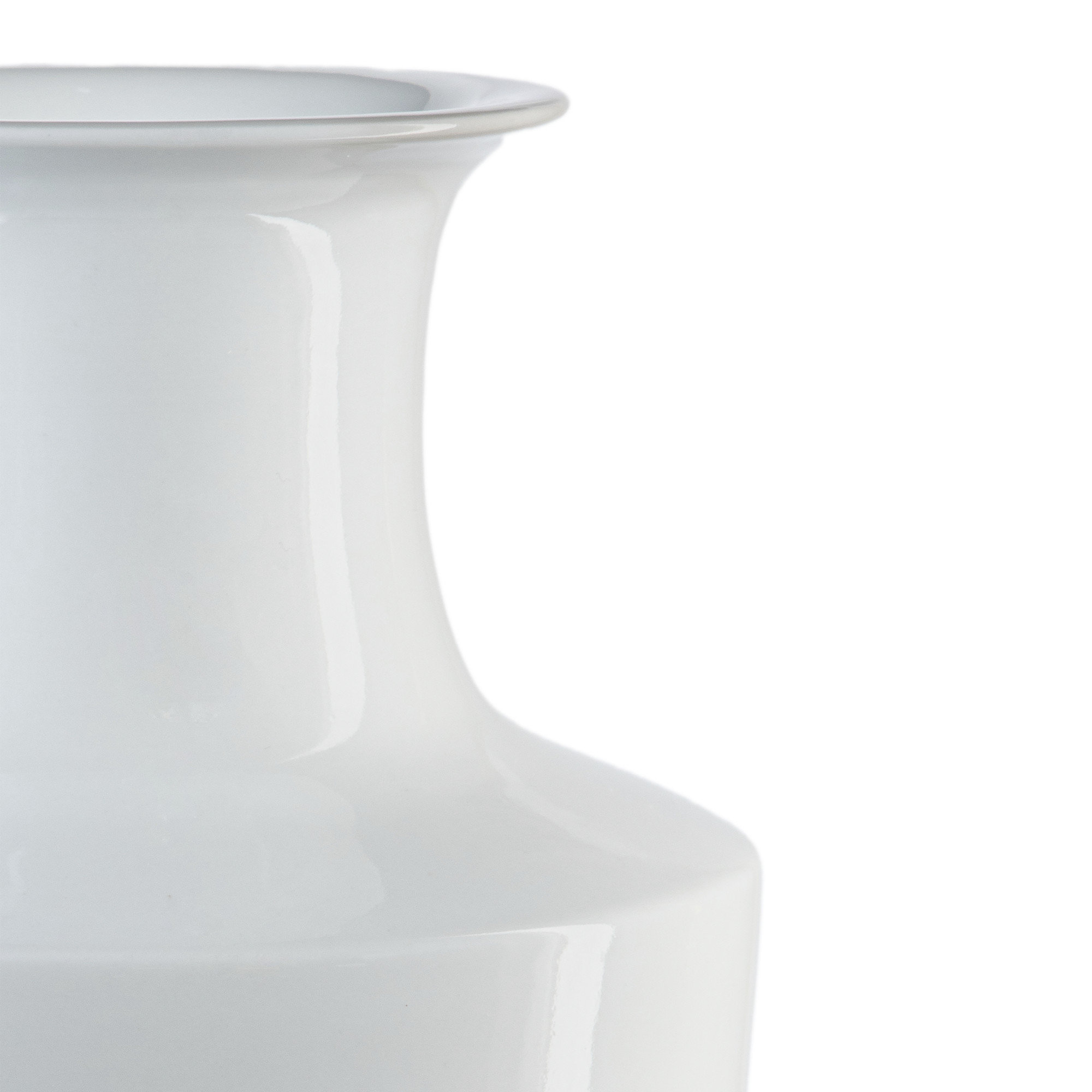 Imperial White Modern Shoulder Vase - Transitional - Vases - by Currey ...
