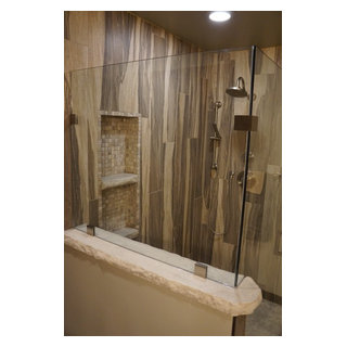 Wood Grain Shower Tile - Rustic - Other - by Jake Built LLC | Houzz