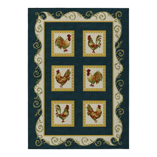 Indoor/Outdoor Cucina ACU34 Washable Rug, 8' x 10' - Farmhouse ...