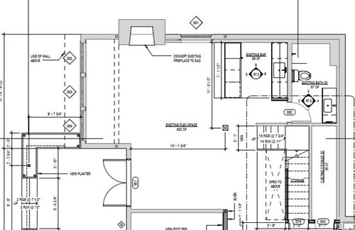 Wet bar refrigerator / freezer / ice maker (True, SubZero, Hoshizaki)