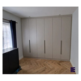 Taupe Grey & Light Grey Hinged Wardrobe in London Supplied by Inspired ...