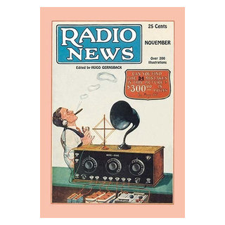 Radio News, 20" x 30" - Traditional - Prints And Posters - by ...