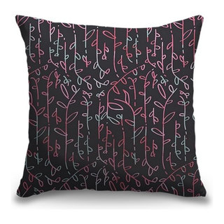 "Doodle Shrubs" Pillow, 20" x 20" - Contemporary - Decorative Pillows ...
