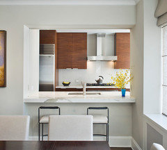 Need ideas for re-designing a long, rectangular-shaped kitchen