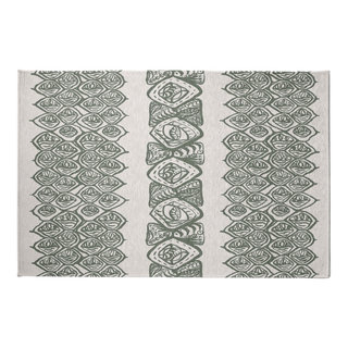 Central Comb Rug, 3'x5' - Contemporary - Area Rugs - by E by Design | Houzz