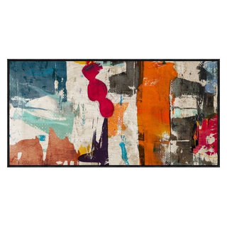 "Colors Royale" Framed Canvas Giclee by Anne Munson, 25x13", 36"x18 ...