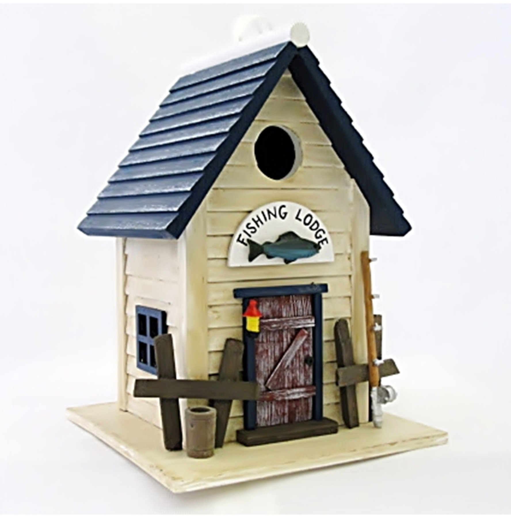 Fishing Lodge Birdhouse - Contemporary - Birdhouses - by Home Bazaar ...