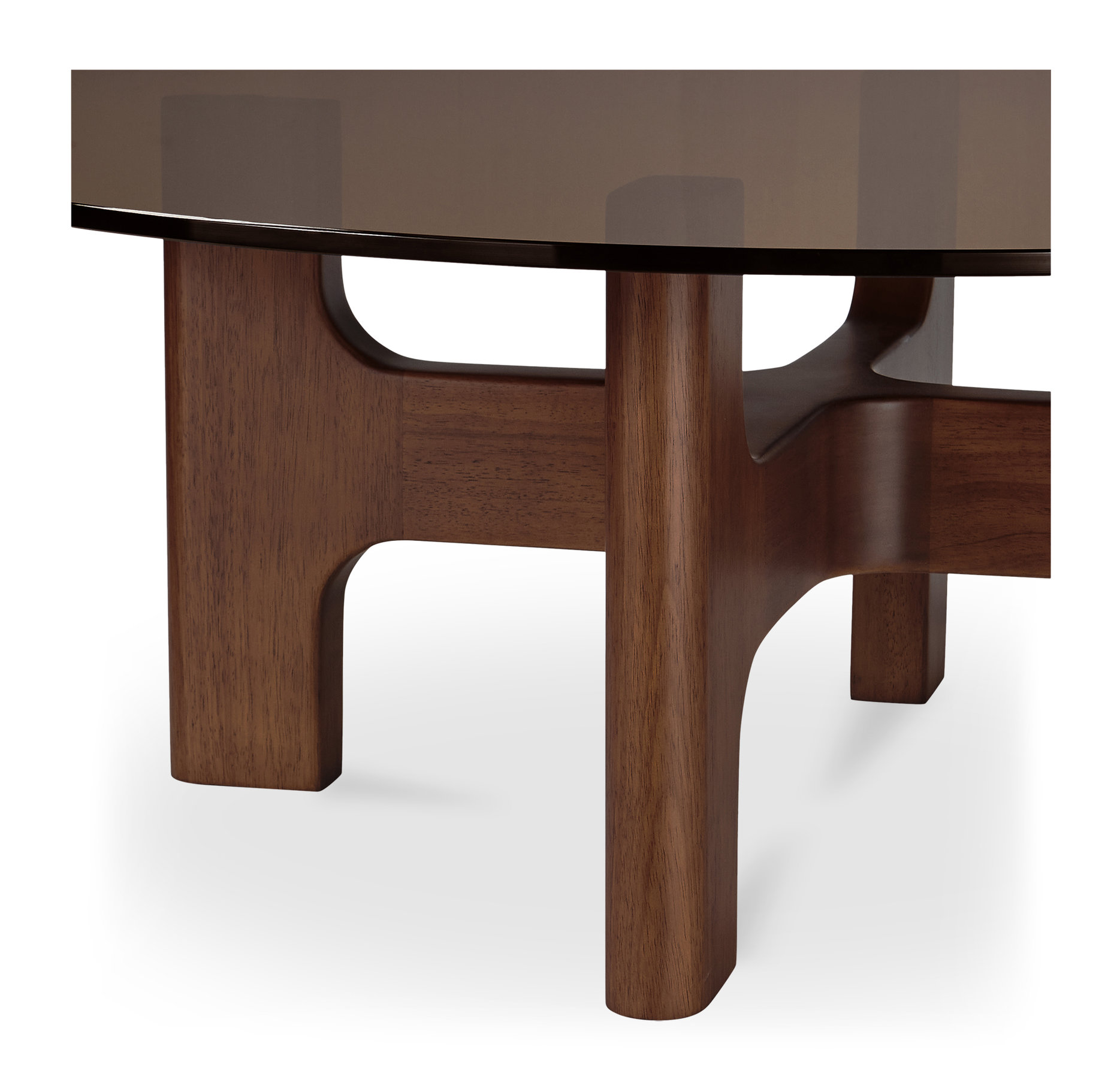 Luke Amber Tempered Glass Coffe Table - Transitional - Coffee Tables ...