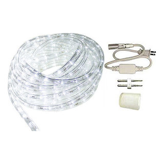50 Foot Waterproof LED Rope Light Kit, 120V Standard IP65 - Modern ...