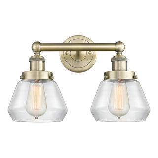 Fulton 2-Light 15.5" Bath Vanity-Light Brushed Satin Nickel ...