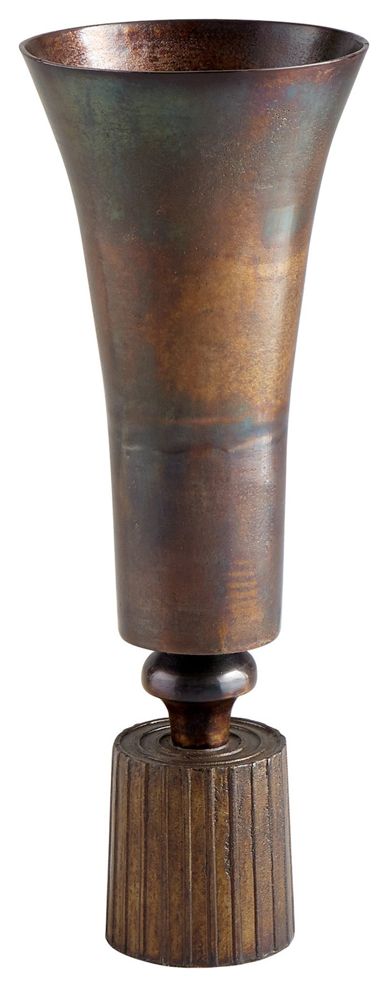 Patina Power Vase, Large - Traditional - Vases - by Hudson Home Decor ...