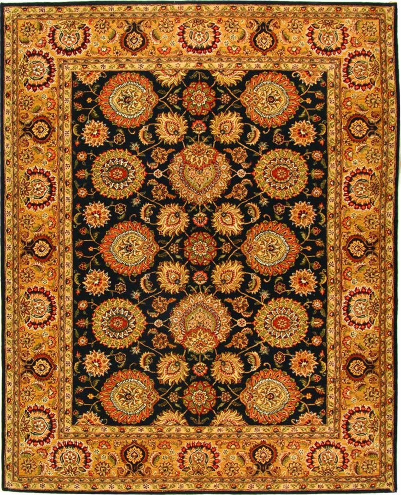 Safavieh Persian Court PC448B Navy/Light Gold Rug, 4'x6' - Traditional ...