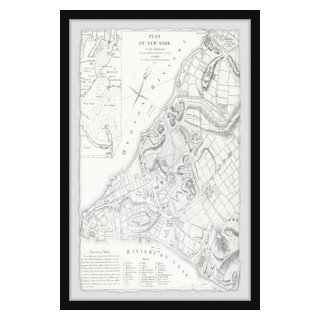 "Coastal Plot II" Framed Painting Print, 16x24 - Contemporary - Prints ...