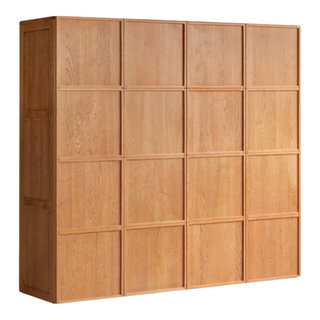 Cherry Wood Wardrobe Skeleton Line, 78.7x23.6x78.7" - Modern - Armoires ...