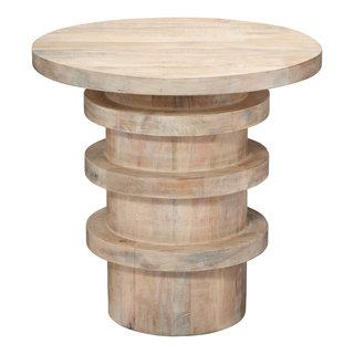 Revolve Wood Side Table - Transitional - Side Tables And End Tables ...