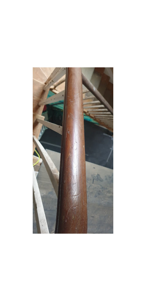 Damaged Victorian Staircase Handrail Restoration Options | Houzz UK