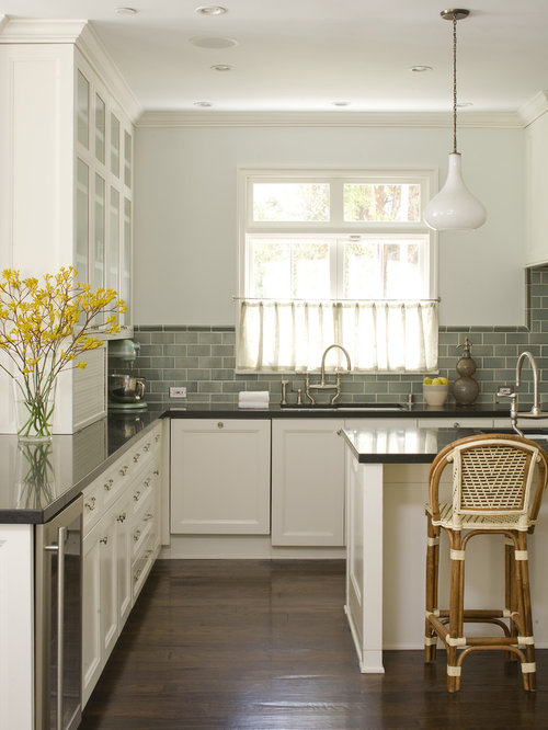 Floral Tile Backsplash Home Design Ideas, Pictures, Remodel and Decor