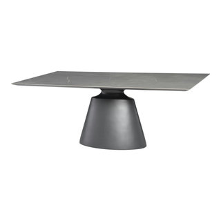 Taji Grey Ceramic Dining Table, HGNE321 - Transitional - Dining Tables - by Timeout PRO | Houzz