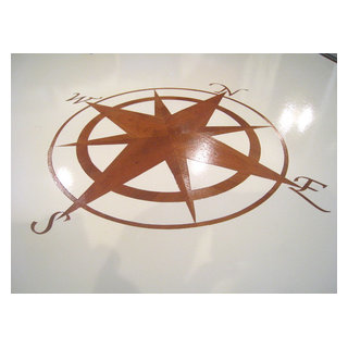 Compass Rose Reverse Stencil - Chicago - by Your Favorite Room By Cathy ...