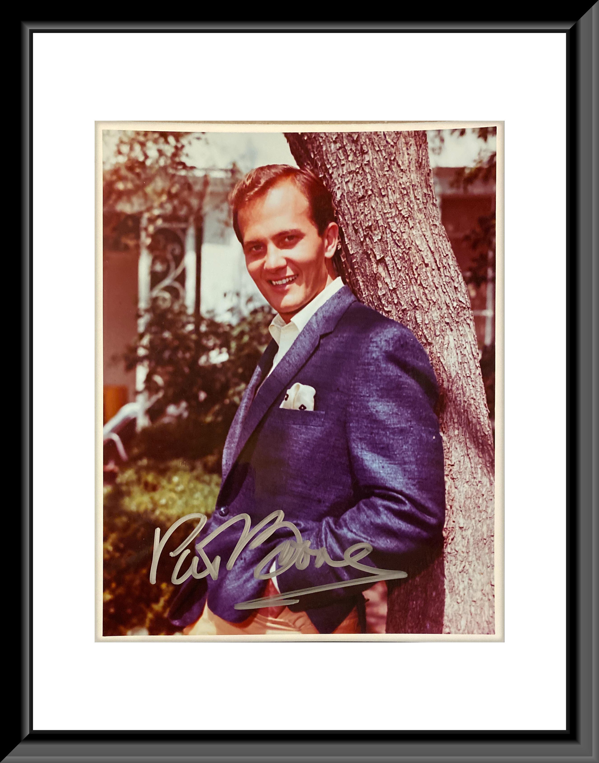 Pat Boone signed photo, 11x14 inches - Contemporary - Photographs - by ...