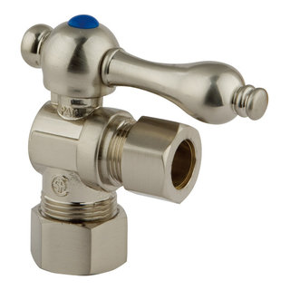 Vintage Angle Stop with 5/8" OD Compression x 1/2" OD Compression ...