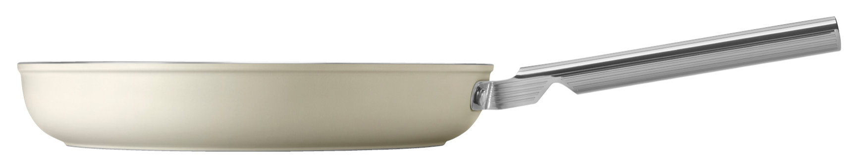 Smeg Cookware 12-Inch Cream Frypan - Contemporary - Frying Pans And ...