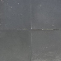 Midnight Black Slate Tiles, Honed Finish, 16"x16", Set of 768 ...