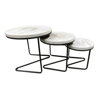 Round Wooden Display Risers, 3-Piece Set Round Wire Display Risers ...