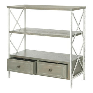 Nautical Rustic Console Table with Storage Drawers - Farmhouse ...